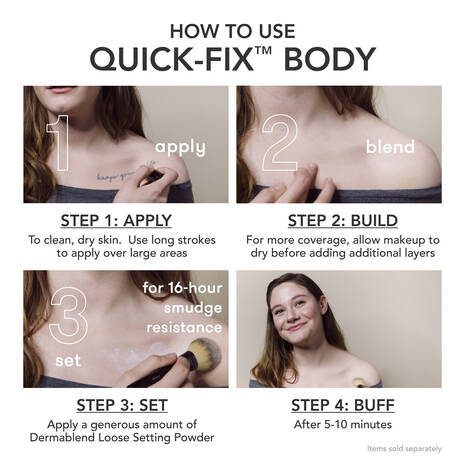 Quick-Fix® Body | Full Coverage Body Makeup – Dermablend Professional
